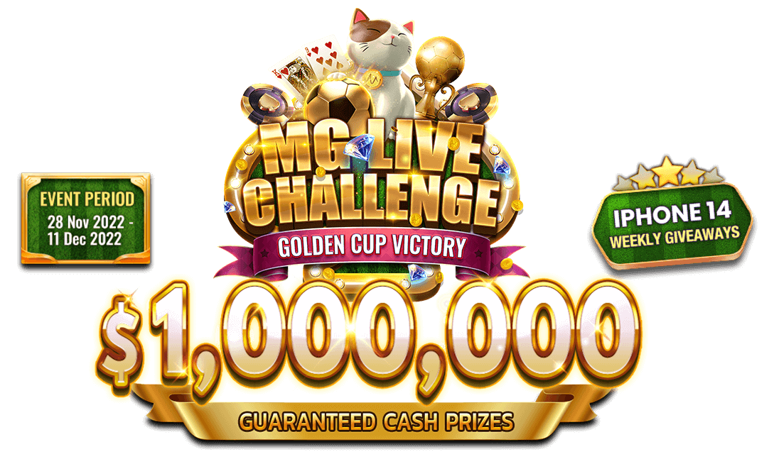 Microgaming(MG) - MG Live Challenge - Golden Cup Victory Roar to glory! New Promo | News Page ...